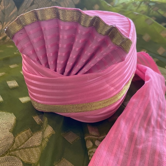 Sherwanis | Copy 1 Red Pagadi Prepleated Turban Pagari For Baraatis For ...